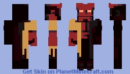 HellBoy & ParadiseGirl SSPBL Minecraft Skin
