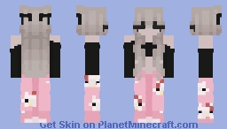 hello kitty pjs Minecraft Skin