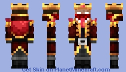 new skin black king Minecraft Skin