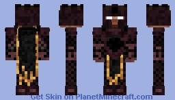 Herobine (Nether Version) Minecraft Skin