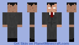 Herobrine in Tux Minecraft Skin