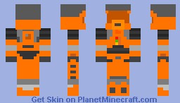 Half-Life Hev Suit (With Helmet) Minecraft Skin