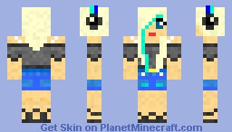 Awesome Hot DJ Girl Minecraft Skin