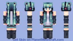 Hatsune Miku Minecraft Skin