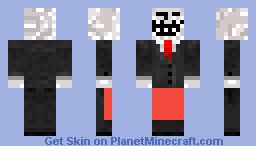 troll red Minecraft Skin