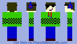 purple eye Minecraft Skin