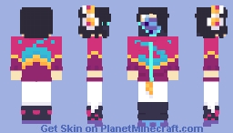 Brawlhalla - High Frequency Yumiko (Classic) Minecraft Skin