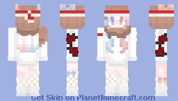 Hijab muslim Indonesia tanpa girl female happy Minecraft Skin