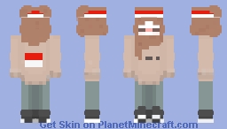 Hijab muslim Indonesia tanpa girl female happy Minecraft Skin