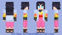 Sarada Uchiha | Timeskip | Boruto: Two Blue Vortex Minecraft Skin