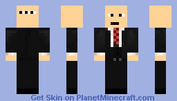 Hit man Minecraft Skin