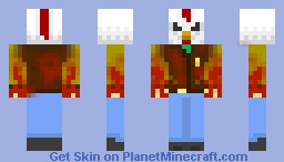 some try at creating richard from hotline miami Minecraft Skin