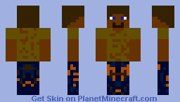 Homeless man Minecraft Skin