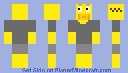 Homer simpson Minecraft Skin