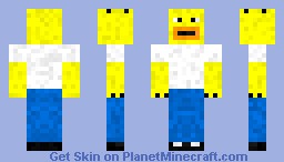 Homer Simpson Minecraft Skin