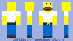 Homer Simpson Minecraft Skin