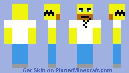homer simpson Minecraft Skin
