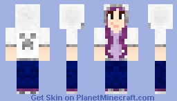 Girl in Hoodie (Hood Up) Minecraft Skin