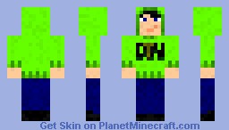 DTN Hoodie (Hood up) Minecraft Skin