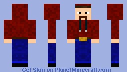 Red Hoodie Minecraft Skin