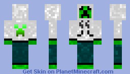 hoodie creeper Minecraft Skin