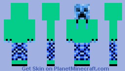 Hoodie Creeper Minecraft Skin
