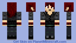 personal - girl brown/red h, br e, hoodie, dark Minecraft Skin