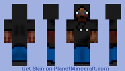 hoodie guy dark skin Minecraft Skin