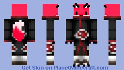 Hot Pink Fox Akatsuki Minecraft Skin