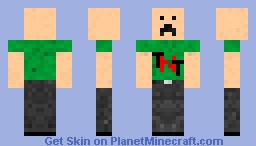 Human Creeper Minecraft Skin