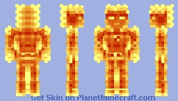 Human Torch | The Fantastic (4) Minecraft Skin