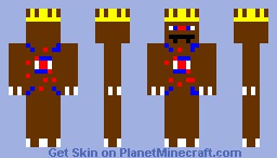 Humanuid Spider King Minecraft Skin