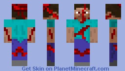steve is hurt Minecraft Skin