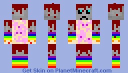 hurt nyan cat Minecraft Skin