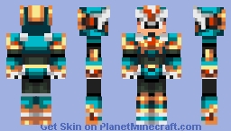 Hydra Armor X (MegaMan X Corrupted) v5 Minecraft Skin
