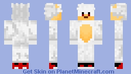 hyper sonic Minecraft Skin