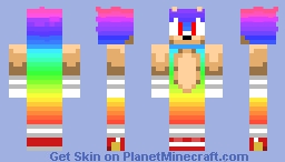 Hiper sonic Minecraft Skin
