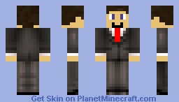 steve in a suit Minecraft Skin