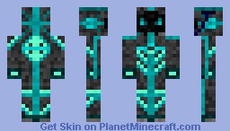 HyperSpace Plasma Warrior Minecraft Skin