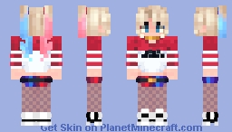 Harley Quinn Minecraft Skin