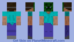 Hmm no... I am not steve Minecraft Skin