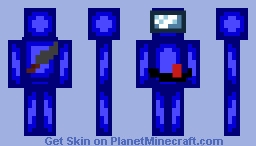 Among Us Blue Impostor Minecraft Skin