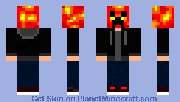 Cool Creeper Minecraft Skin
