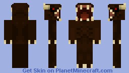 straszny Minecraft Skin