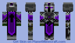 Purple Terror Knight Minecraft Skin