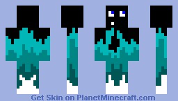 blue flame Minecraft Skin