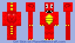 RED DRAGON Minecraft Skin