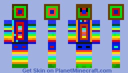 RainBow GUY! Minecraft Skin