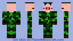 Sgt. Pork Minecraft Skin
