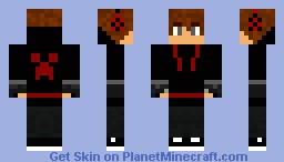 A guy with head phones Minecraft Skin